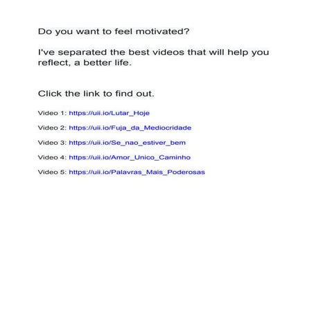 Motivational Video Pdf