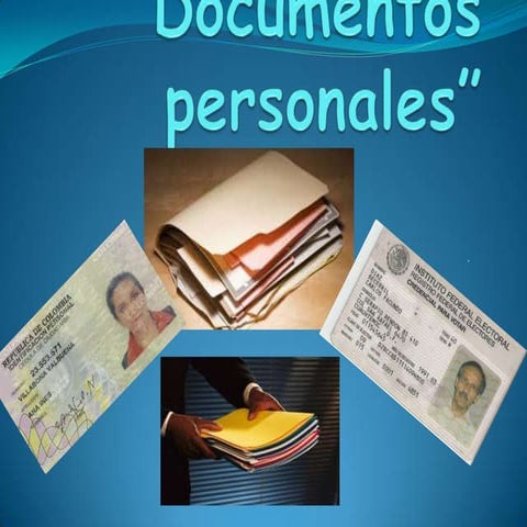 Documentos personales | PPTX