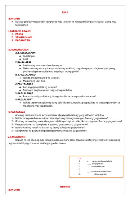 GRADE 4 FILIPINO LESSON PLAN | DOC