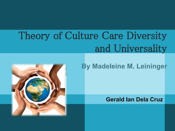 Madeleine Leininger’s Transcultural Nursing | PPTX