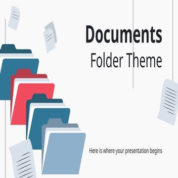 documents-folder-theme powerpoint report | PPTX