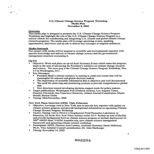 EPA Draft Report on the Environment Request Letter | PDF