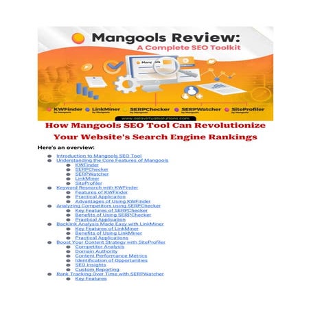 How Mangools SEO Tool Can Revolutionize Your Website's Search Engine ...