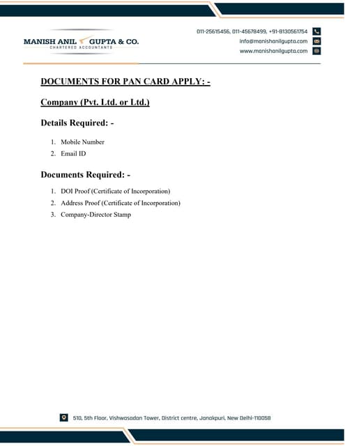 Checklist for Required Documents for Audit Books Finalisation | PDF