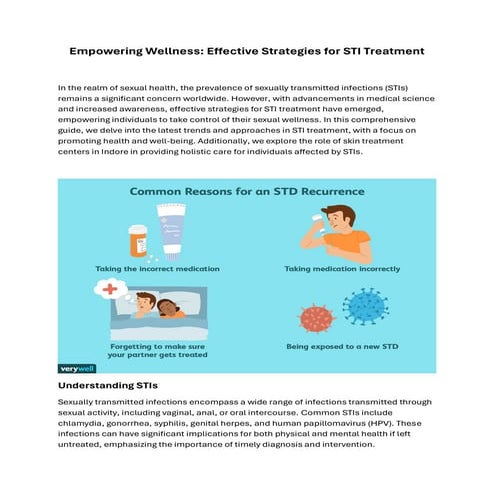 Empowering Wellness: Effective Strategies for STI Treatment | PDF