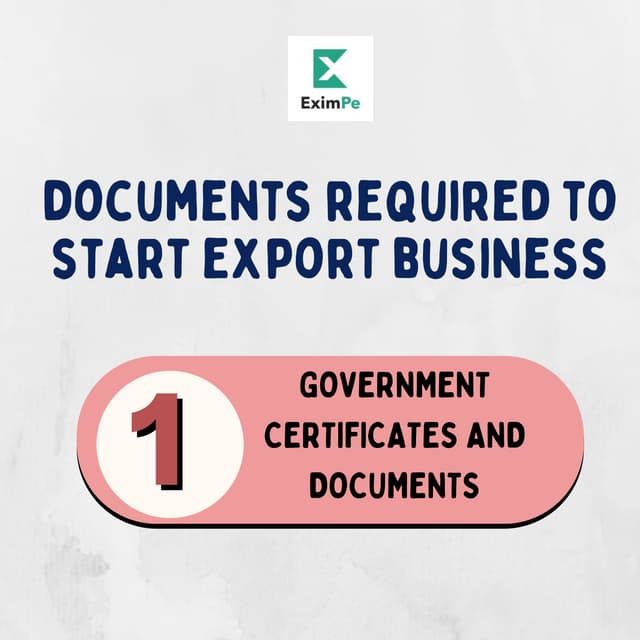 Documents Required To Start Export Business.pdf