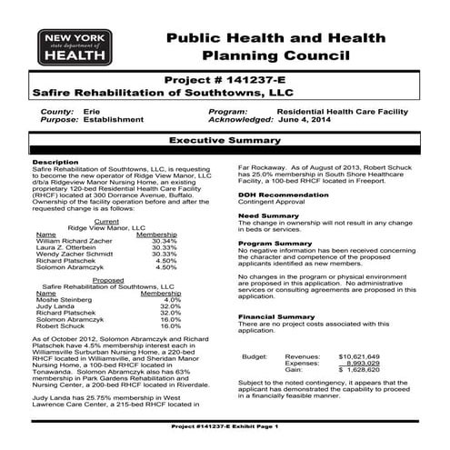 Safire health expansion letter | PDF