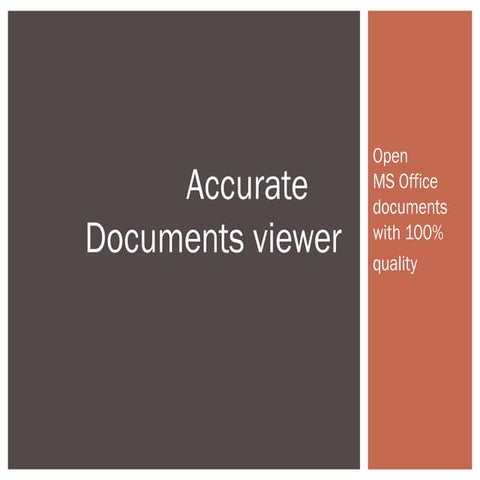 Documents Viewer - View Microsoft Office files on iPad with 100% ...