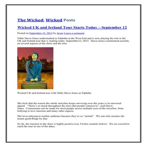 The wicked | PDF