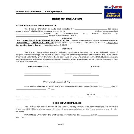 Certificate of acceptance format | DOC
