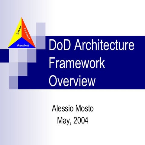 DoD Architecture Framework Overview | PPT
