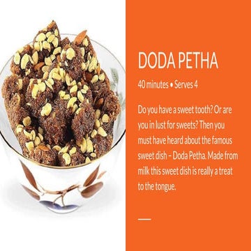 Doda Petha | PPT