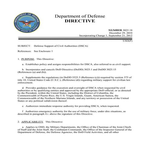 5 feb 21, 2013 dod memo