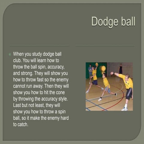 Dodge ball | PPTX