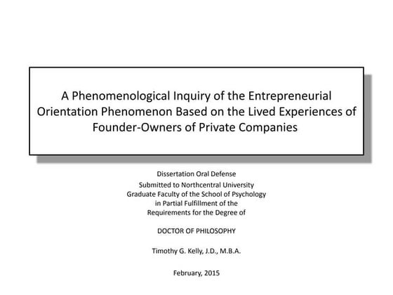 Msc Thesis - Presentation | PPT