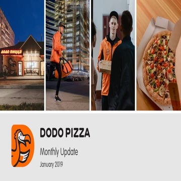Dodo pizza monthly update - january 2019 | PDF | Business Accounting & Finance | Business