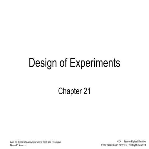 Design of Experiments and understanding of various methods to optimize ...