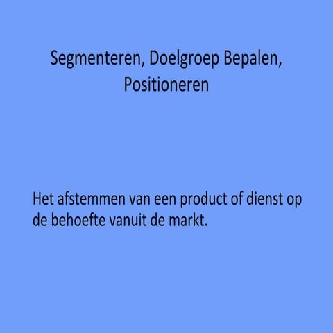 Doelgroep | PPT