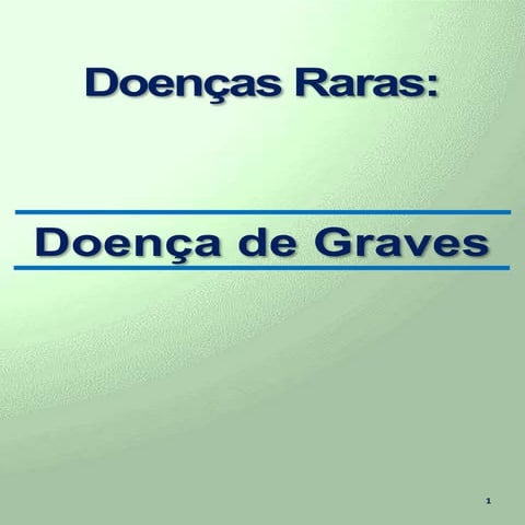 Doença de Graves | PPTX