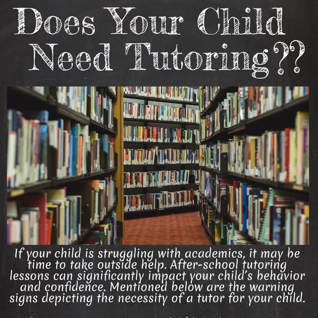 Does Your Child Needs Tutoring | PDF