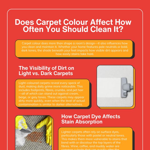 Does Carpet Colour Affect How Often You Should Clean It? | PDF