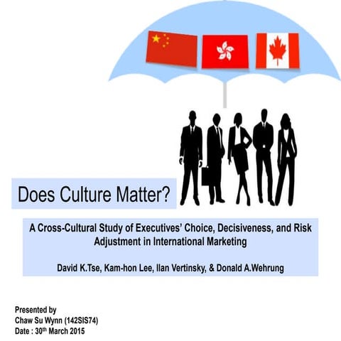 Does culture matter ppt | PPTX
