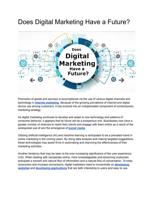 The Future of Digital Marketing | PPTX