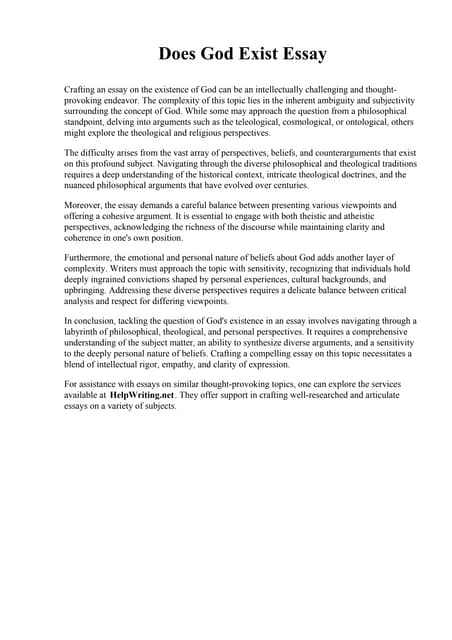 Oneness Of God Essay.pdf | Christianity | Religion & Spirituality