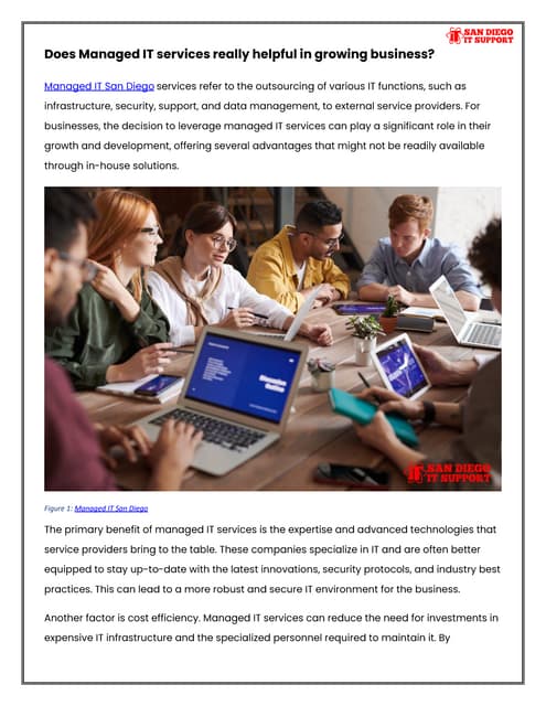 How Managed It Service Can Benefit Your Business | PDF | IT and Internet Support | Internet