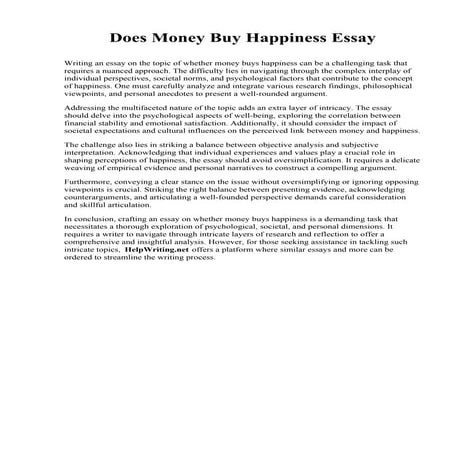Does Money Buy Happiness Essay.pdf
