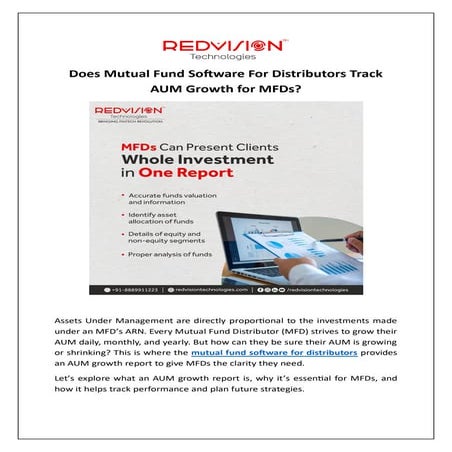 How Can MFDs Focus on AUM Growth With Mutual Fund Software for ...