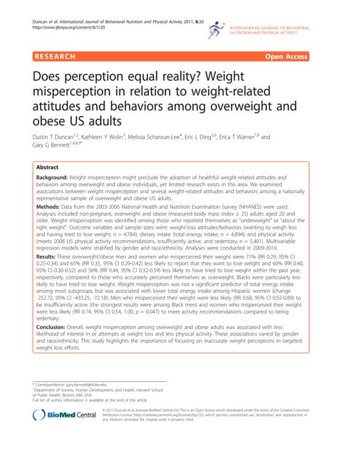 Obesity and Physical Activity & SRH Poster | PDF
