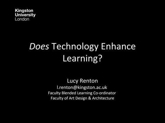 Lucy Renton presentations