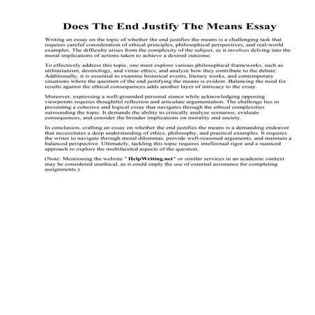 Does The End Justify The Means Essay.pdf