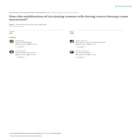 maintrac liquid biopsy on circulating epithelial tumor cells | PDF