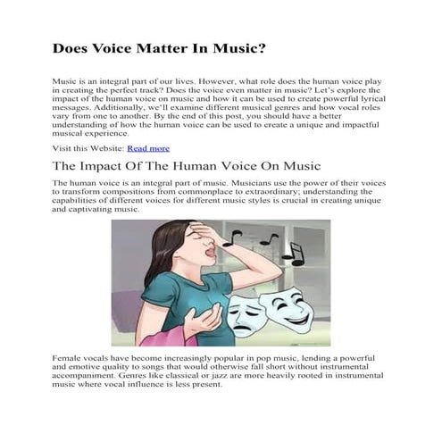 Does Voice Matter In Music.pdf