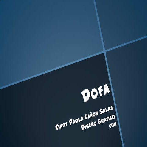 Matriz dofa | PPTX