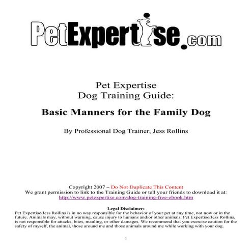 Best Dog Training | PDF