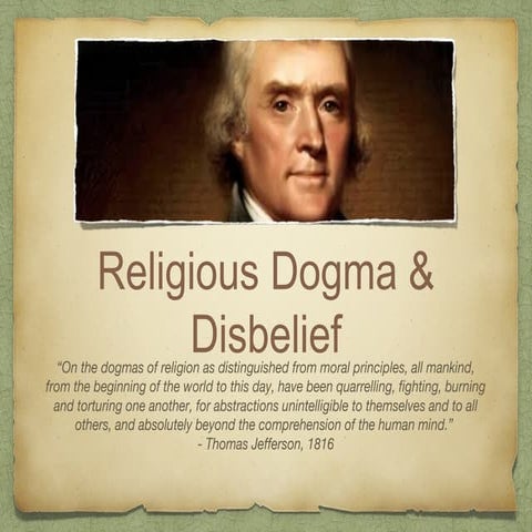 Dogma & Disbelief | PPT