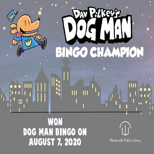 Dog Man BINGO Certificate | PDF