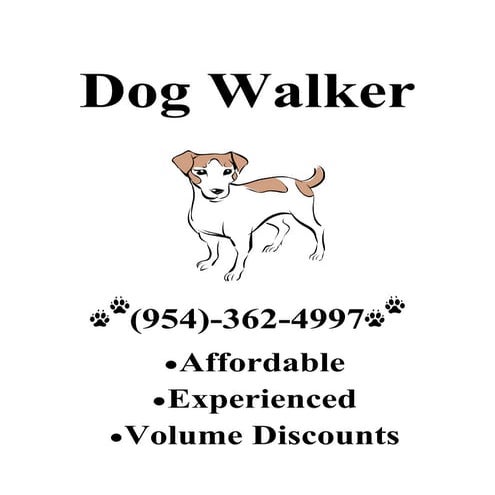 Professional Dog Walker | DOCX