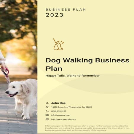 dog walking business plan example....pdf