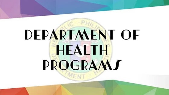 8-Point Agenda powerpoint of Department of Health | PPTX