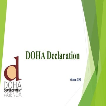 Doha declaration | PPTX