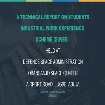 Siwes report on networking by abdullahi yahaya | PDF