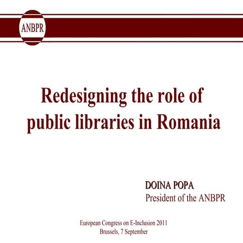 Doina Popa - Day 2, Session 1 | PPT