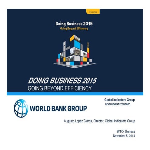 DOING BUSINESS 2015 | PPT