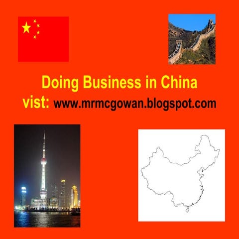 Doing Business In China | PPT