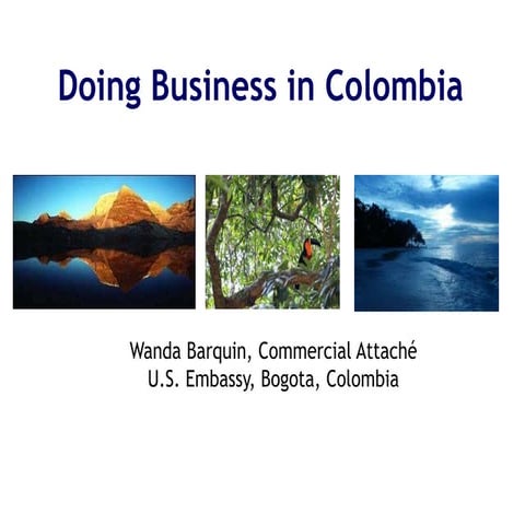 Doing Business in Colombia 2015 | PPT