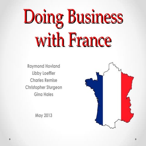 Doing Business with France | PPT
